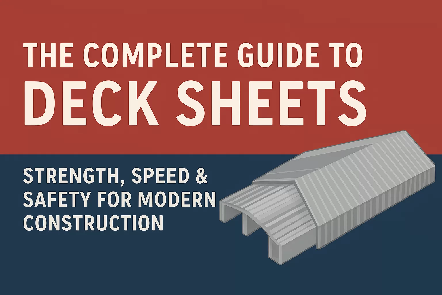 The Complete Guide to Deck Sheets: - Roofing Agency